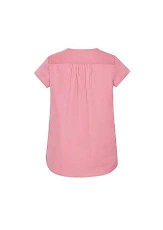 Biz Corporate Womens Kayla V-neck Pleat Blouse (RB967LS) – Corporate ...