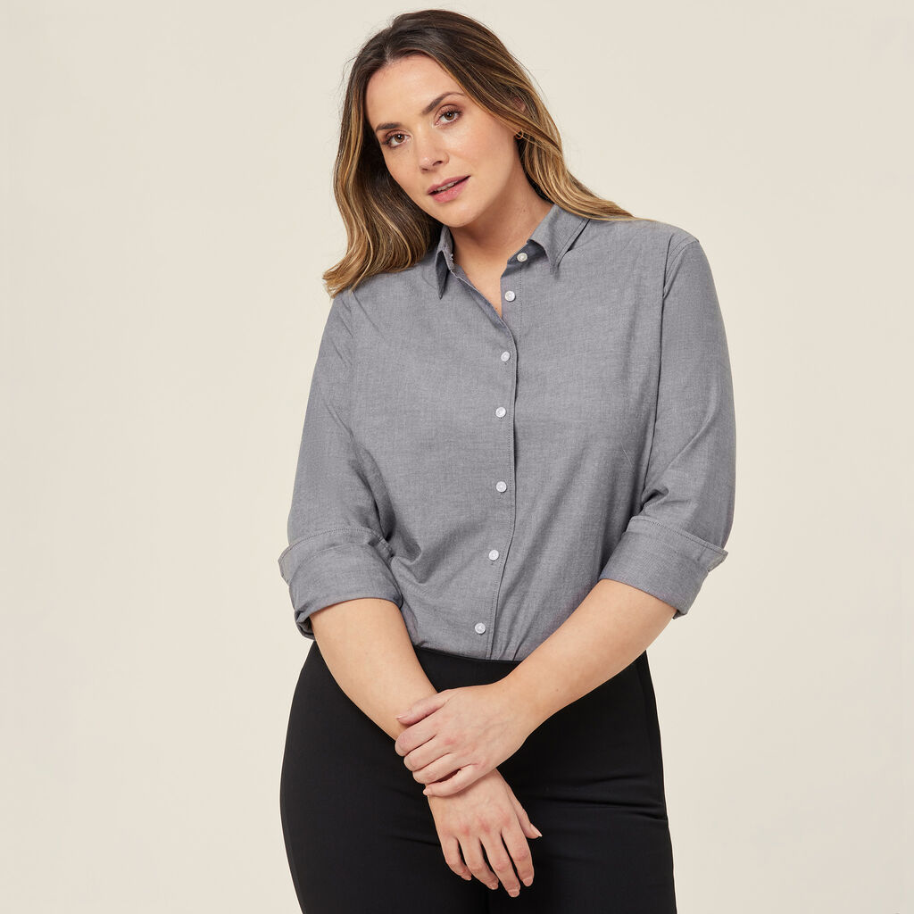 NNT Uniforms Cotton Chambray Long Sleeve Shirt W (CATUSZ) – Corporate ...